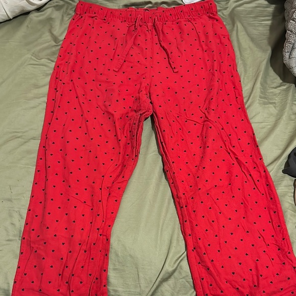 GAP | Other | Red Pajama Pants With Black Dot Pattern | Poshmark